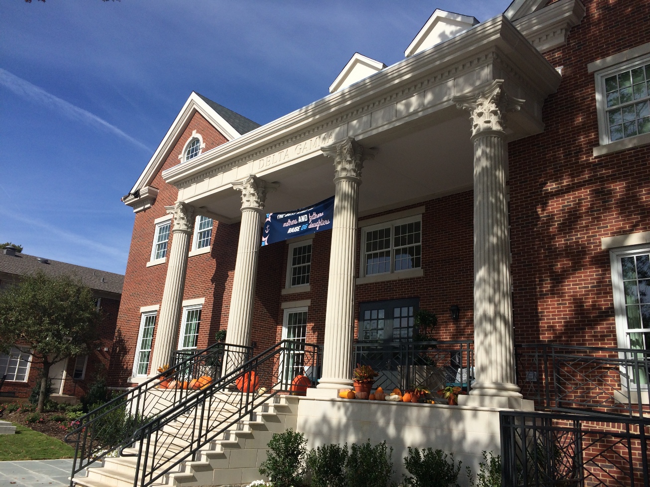 Fluted GFRC columns, cornices using precise custom molds and cutting ...