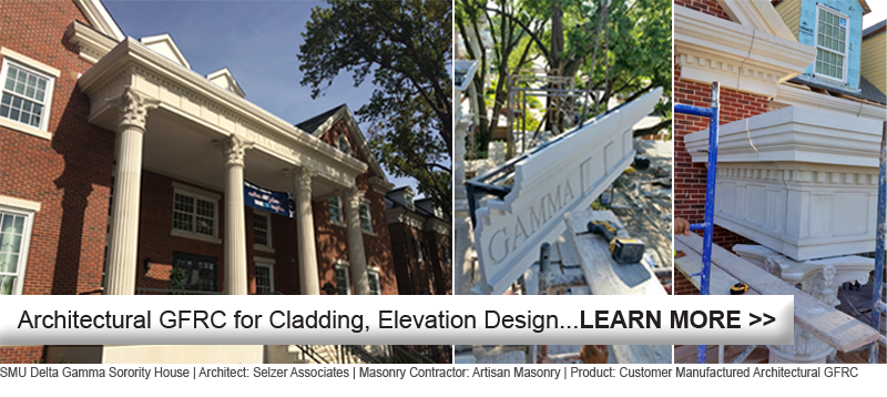 AAS Project – SMU Delta Gamma – Architectural GFRC Columns, Cladding V1 ...