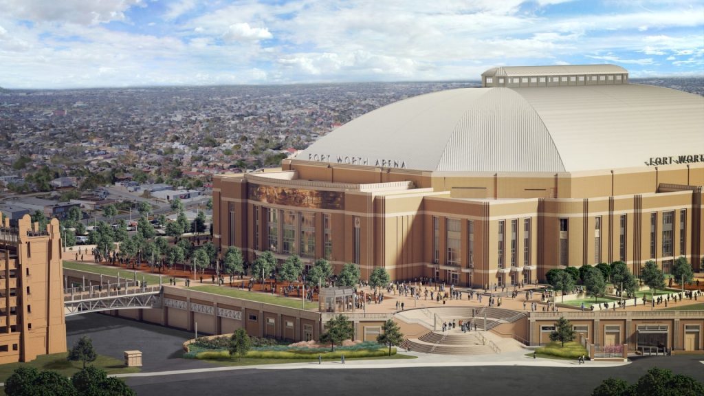 Ft Worth Arena Rendering – South Elevation | Advanced Architectural Stone