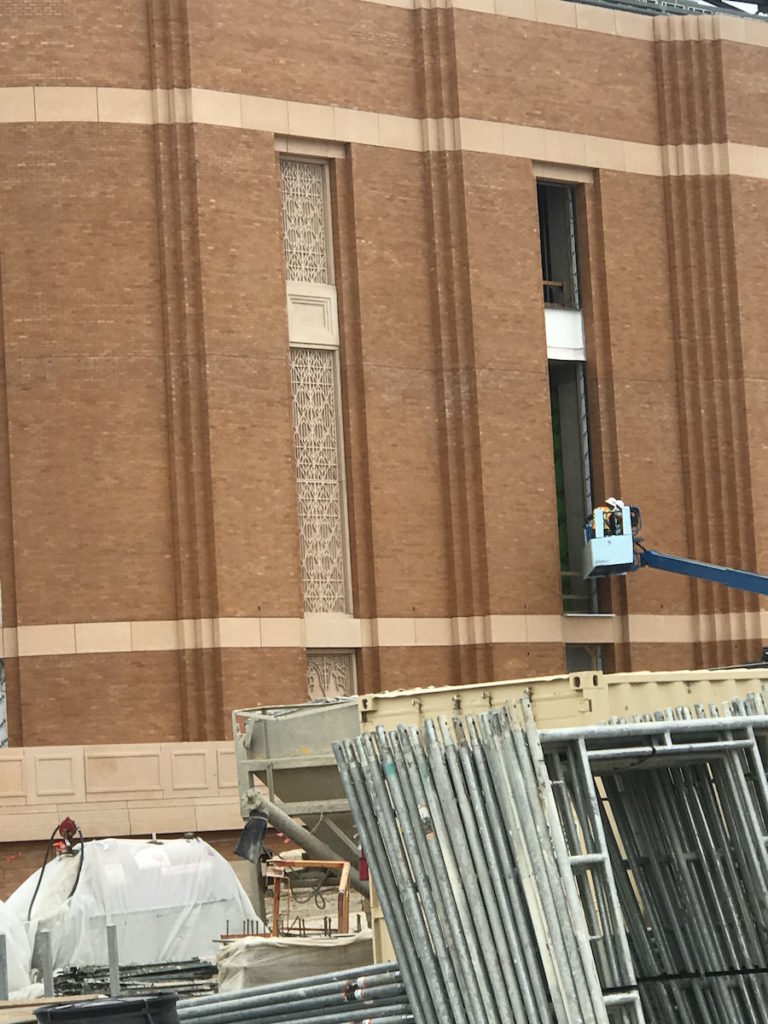 GFRC Panels Installed at Ft Worth Arena | Advanced Architectural Stone