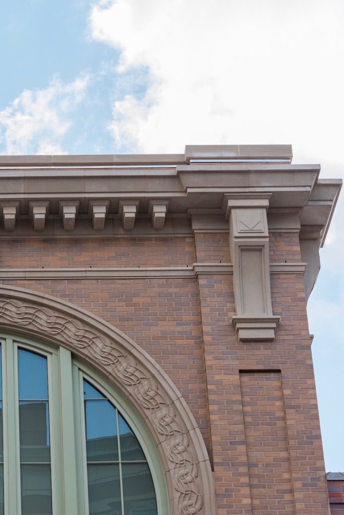 Retail, Entertainment Building Design Accent using Cast Stone, GFRC ...