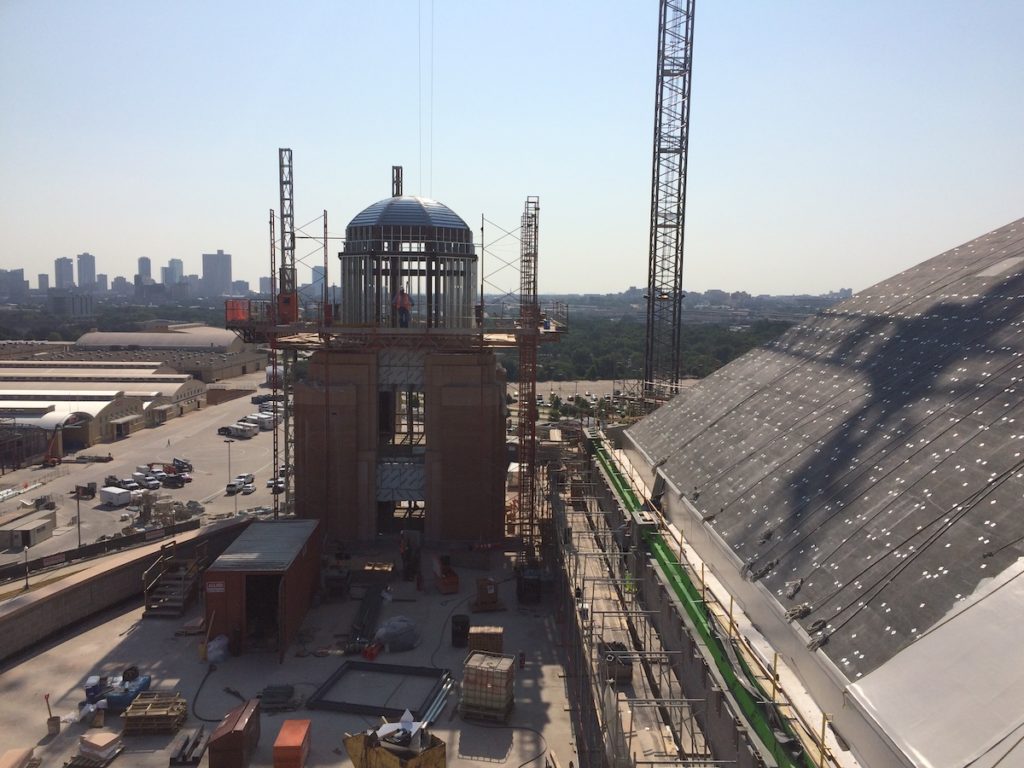 Arena Tower from the side view at top of the building | Advanced ...