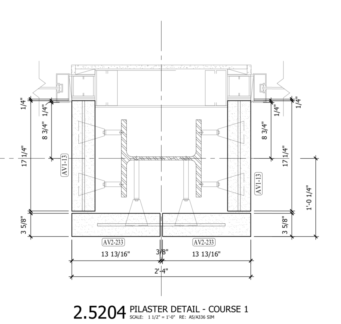 Connection Details for Pillaster Cladding 11 | Advanced Architectural Stone