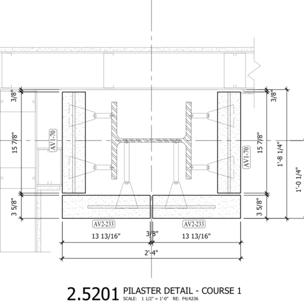 Connection Details for Pillaster Cladding 8 | Advanced Architectural Stone