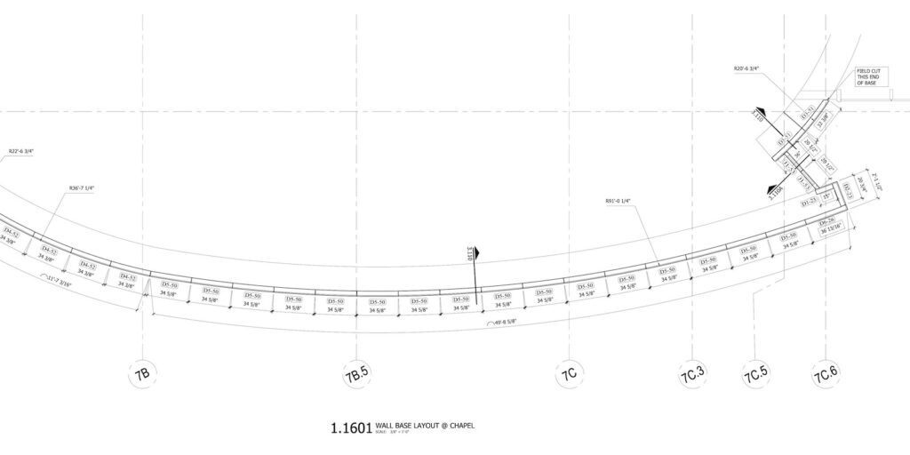 Settings Plan with Identification of Stone Pieces for the Wall Base ...